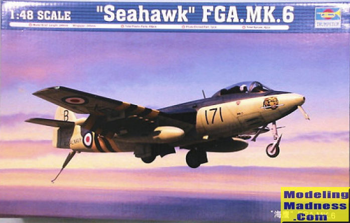 Trumpeter 1/48 Sea Hawk FGA.6, previewed by Scott Van Aken